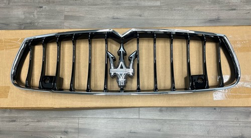 2014-2017 Maserati Ghibli Front Bumper Radiator Grille Chrome 670010764 ...