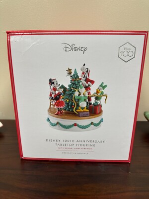 2023 Hallmark Disney 100th Anniversary Musical Tabletop Figurine w ...