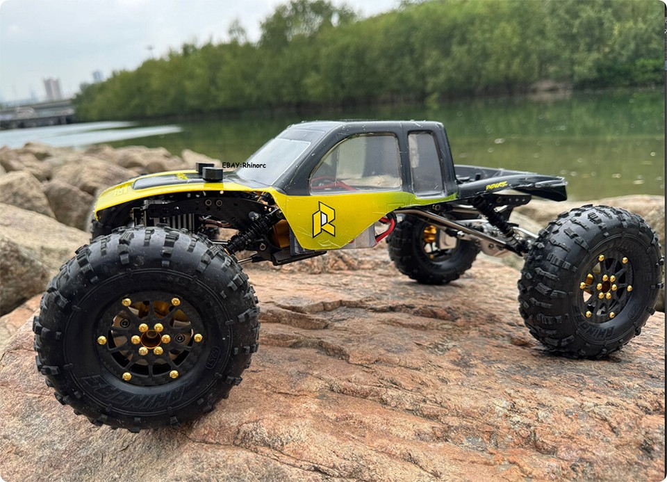 RhinoRC YUE LCGV2 Sporty RC Crawler Chassis Full Kit Capra Axles Driver ...