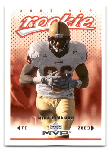 Mike Pinkard 2003 Upper Deck MVP FOOTBALL #413 Kansas City Chiefs ...