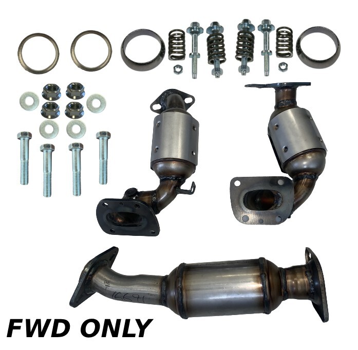 2017-2020 Toyota Sienna 3.5L Complete Catalytic Converter Set (ONLY FWD ...