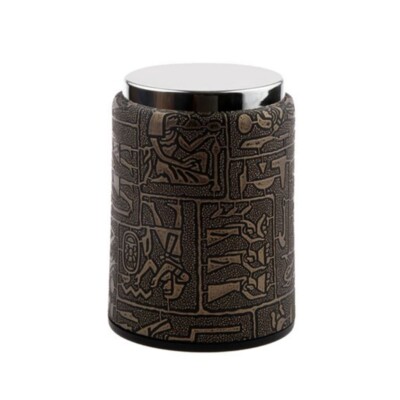 Leather Cup Rune Pattern Quiet Shaker Cup Bar Clubs Entertainment Cup ...
