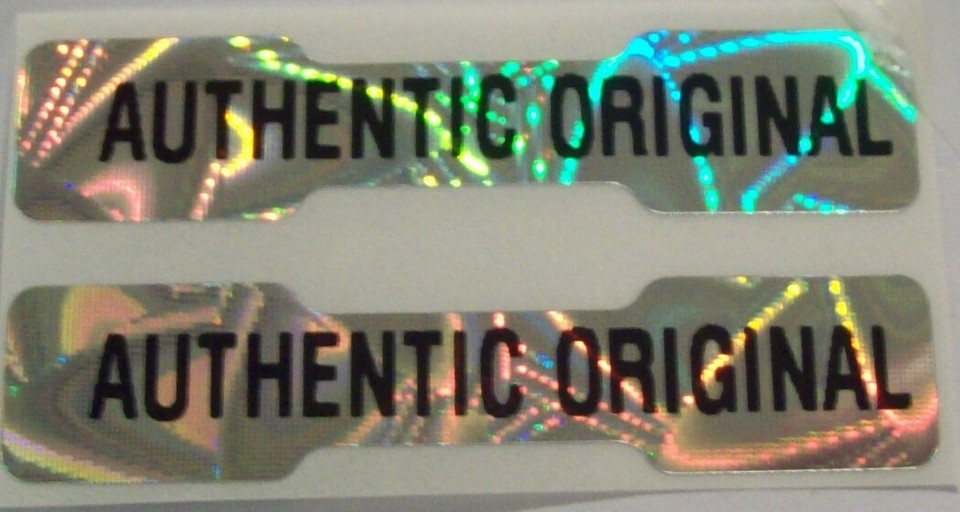 MGRdbc 100 to 1000 Custom Print MGR Dogbone Hologram Label Stickers | eBay
