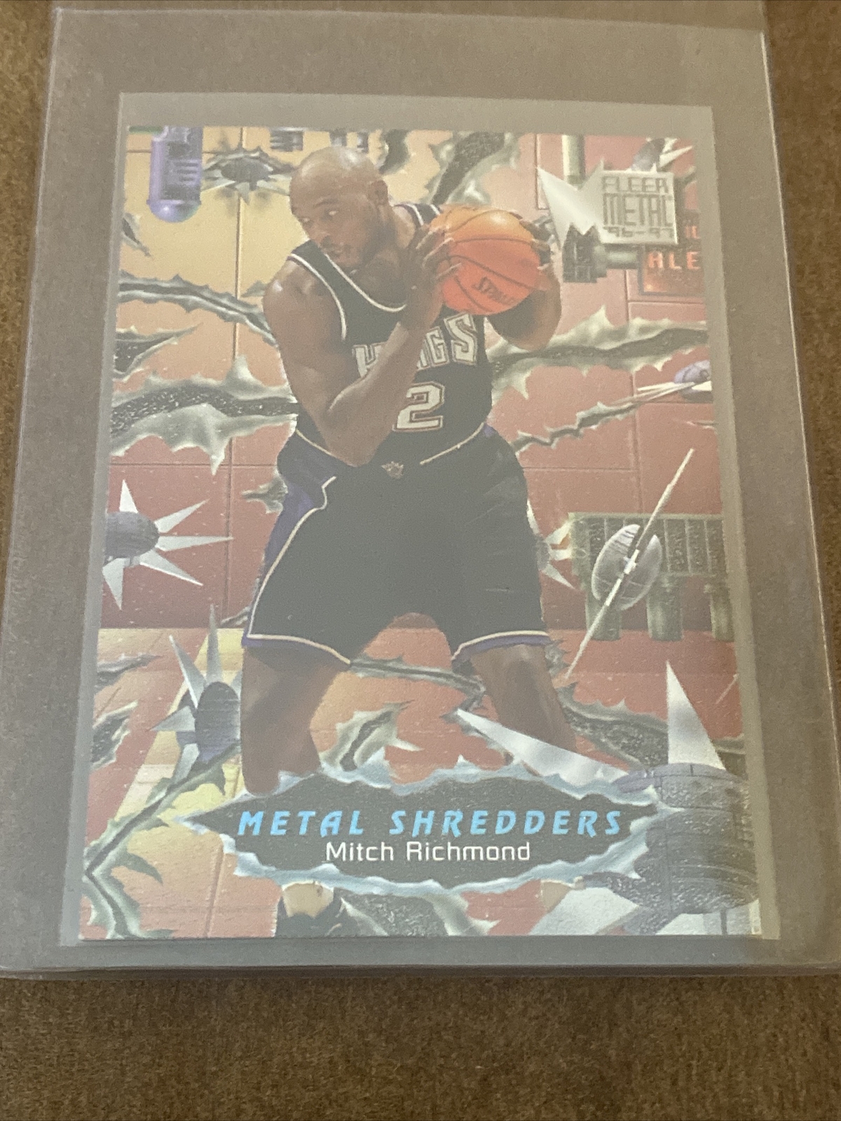 1996-97 Fleer Metal Metal Shredders #244 Mitch Richmond Mint | eBay