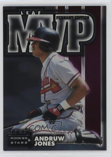 1998 Leaf Rookies & Stars MVP Pennant Edition /500 Andruw Jones #17 | eBay