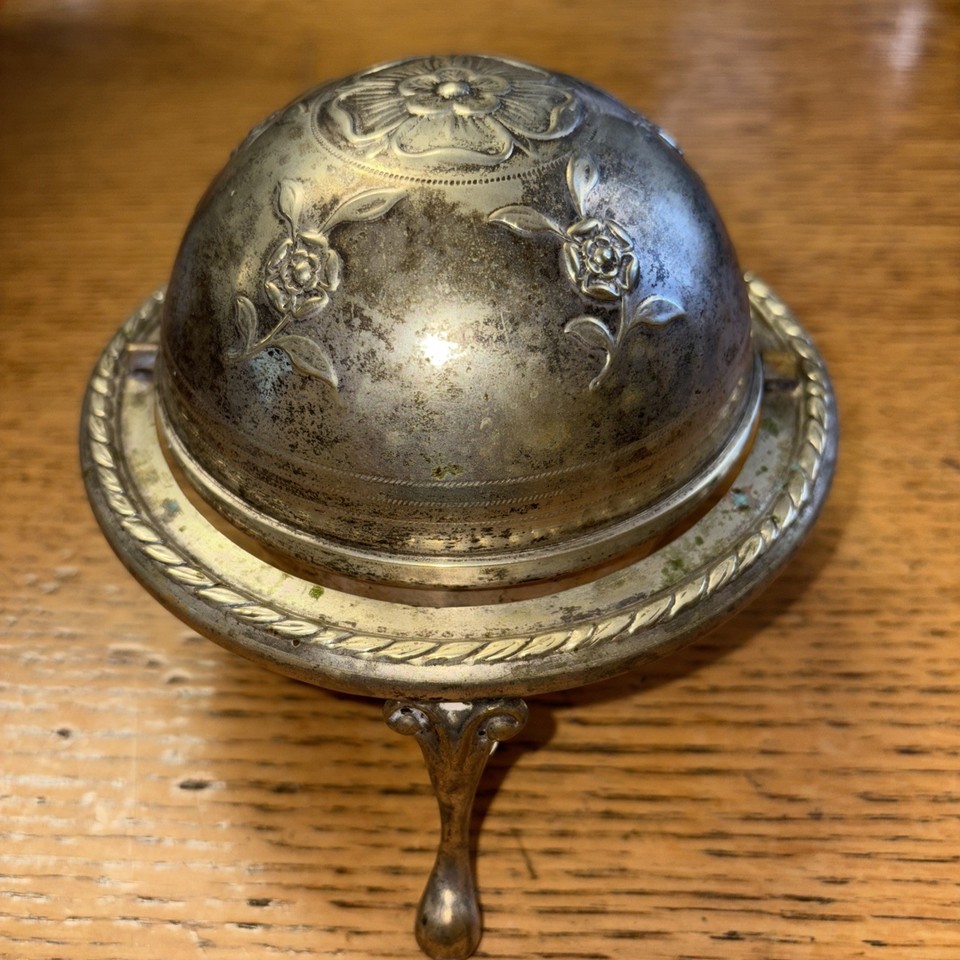 Lions head England Manta plate silver plate roll top butter dish | eBay