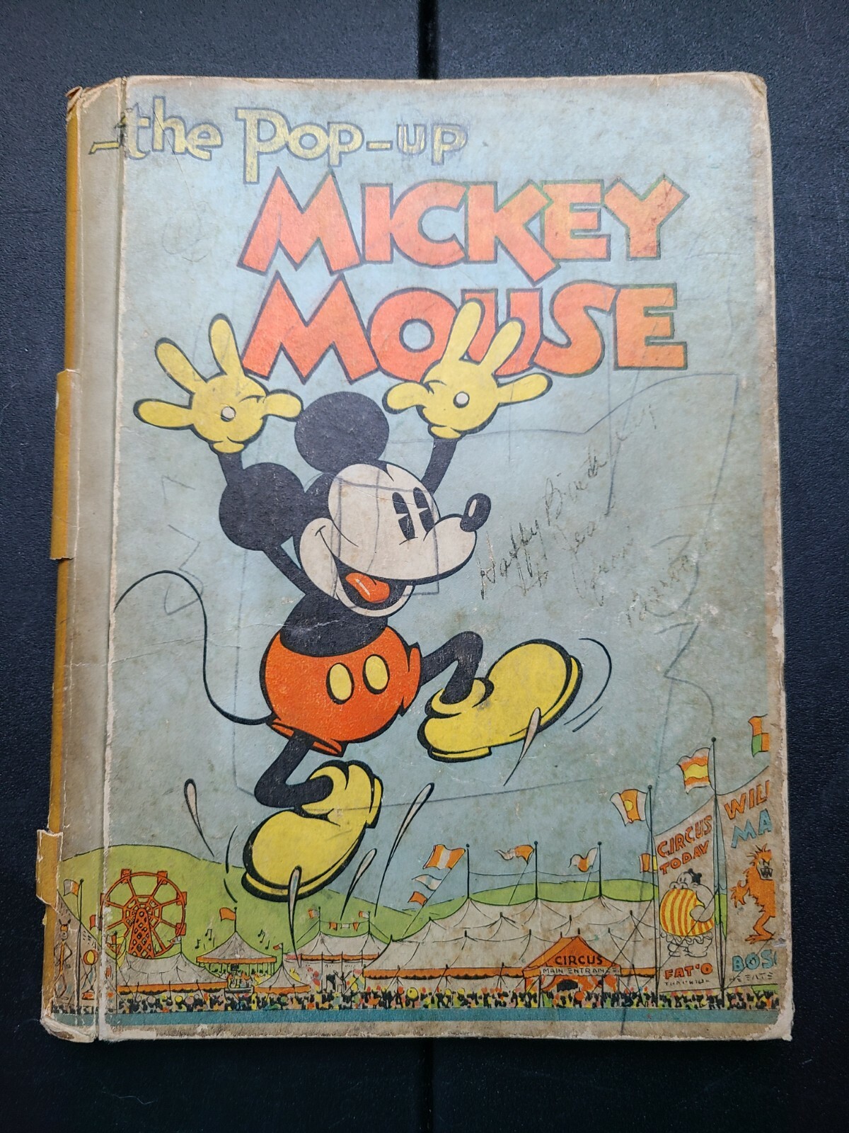 Vintage The Pop-up Mickey Mouse book HC original, COMPLETE 1933 Walt ...