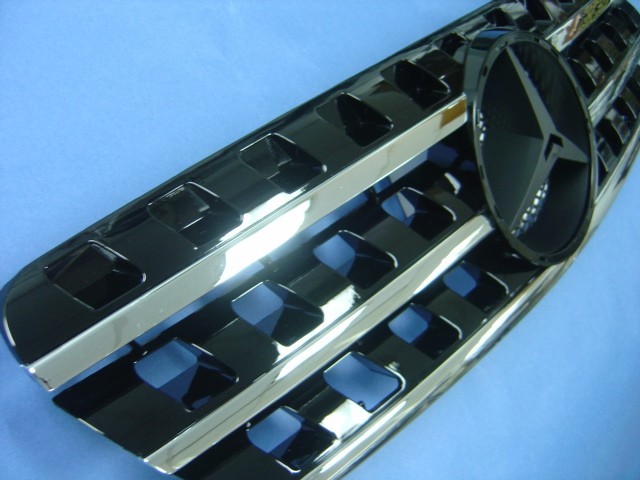 One Set of Black Front Grill For 1996-2005 Mercedes Benz W163 M-Class ...