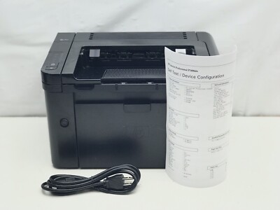 HP LaserJet P1606dn Monochrome Laser Printer CE749A W/ Power Supply | eBay