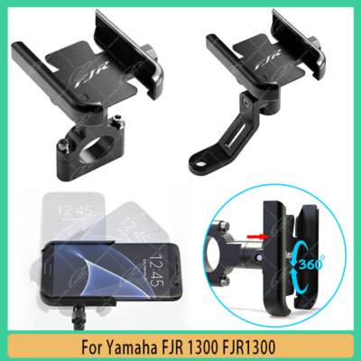 For Yamaha FJR 1300 FJR1300 CNC Handlebar Mobile Phone Holder GPS Stand ...