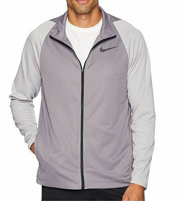 Nike Men's Epic Knit Gunsmoke/Grey/Black Training Jacket (928026-036 ...
