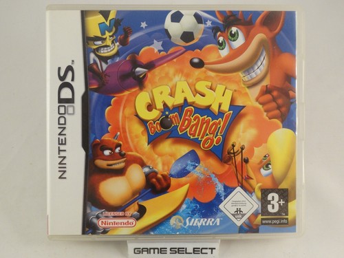 CRASH BOOM BANG BANDICOOT NINTENDO DS 3DS PAL EUR - ORIGINAL COMPLET ...