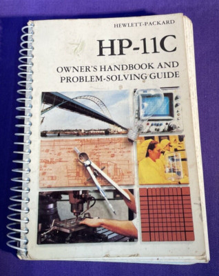 HEWLETT PACKARD HP-11C OWNERS HANDBOOK AND PROBLEM SOLVING GUIDE | eBay