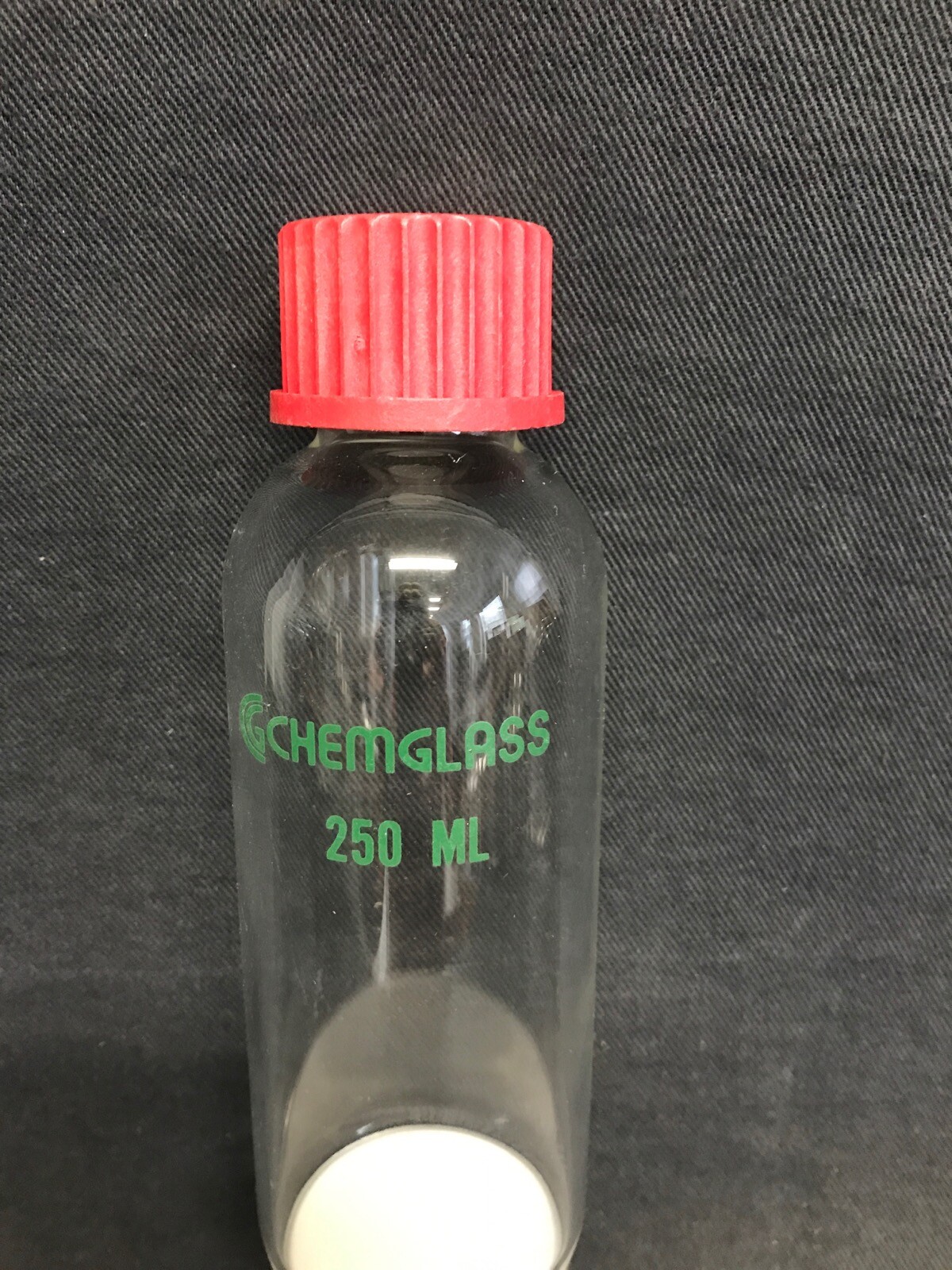CHEMGLASS Glass 250mL 24/40 Solid Phase Peptide Synthesis Vessel GL-32 ...