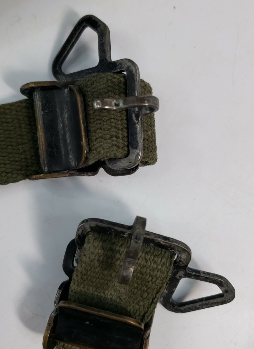 US Army Military M1956 M56 Suspenders Web Field Gear Regular US Army Military M1956 M56 Suspenders Web Field Gear Regular