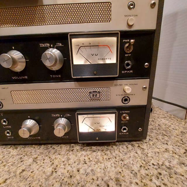 Vintage ROBERTS 770X (AKAI M-8) TUBE AMP REEL TO REEL TAPE DECK ...