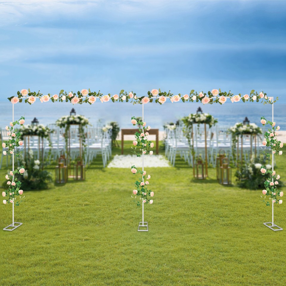 20x10ft Heavy Duty Backdrop Stand Kit - Wedding/Event Pipe Frame w ...