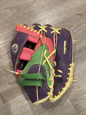 Franklin Girls baseball Glove Mesh Tek Dura- Bond Lacing 9.5 Youth ...