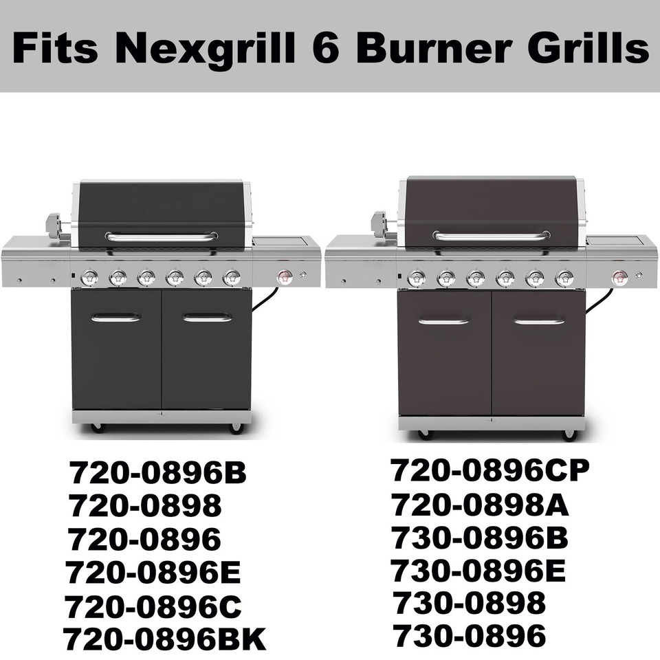 720-0896B 720-0896 Grill Grates Replacement Parts for Nexgrill 6 Burner ...