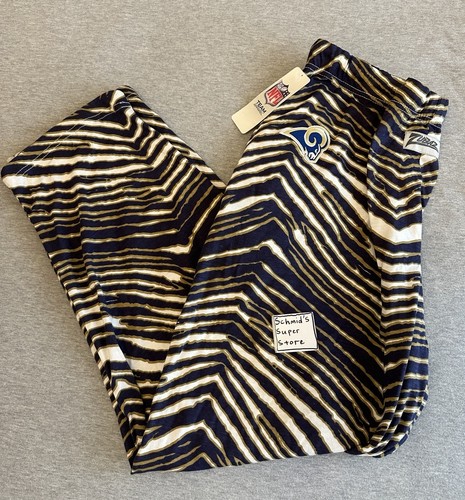 Zubaz Los Angeles Rams Men's Size Large Zebra Print Pants Pajama Lounge ...