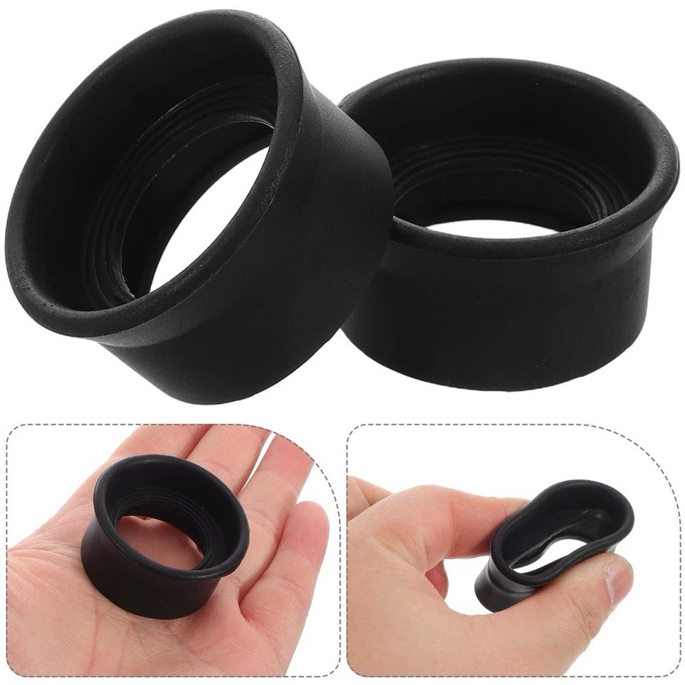 Acxico 2 Pcs Rubber Eye Cover Guards Binocular Microscope Eyepiece Eye ...