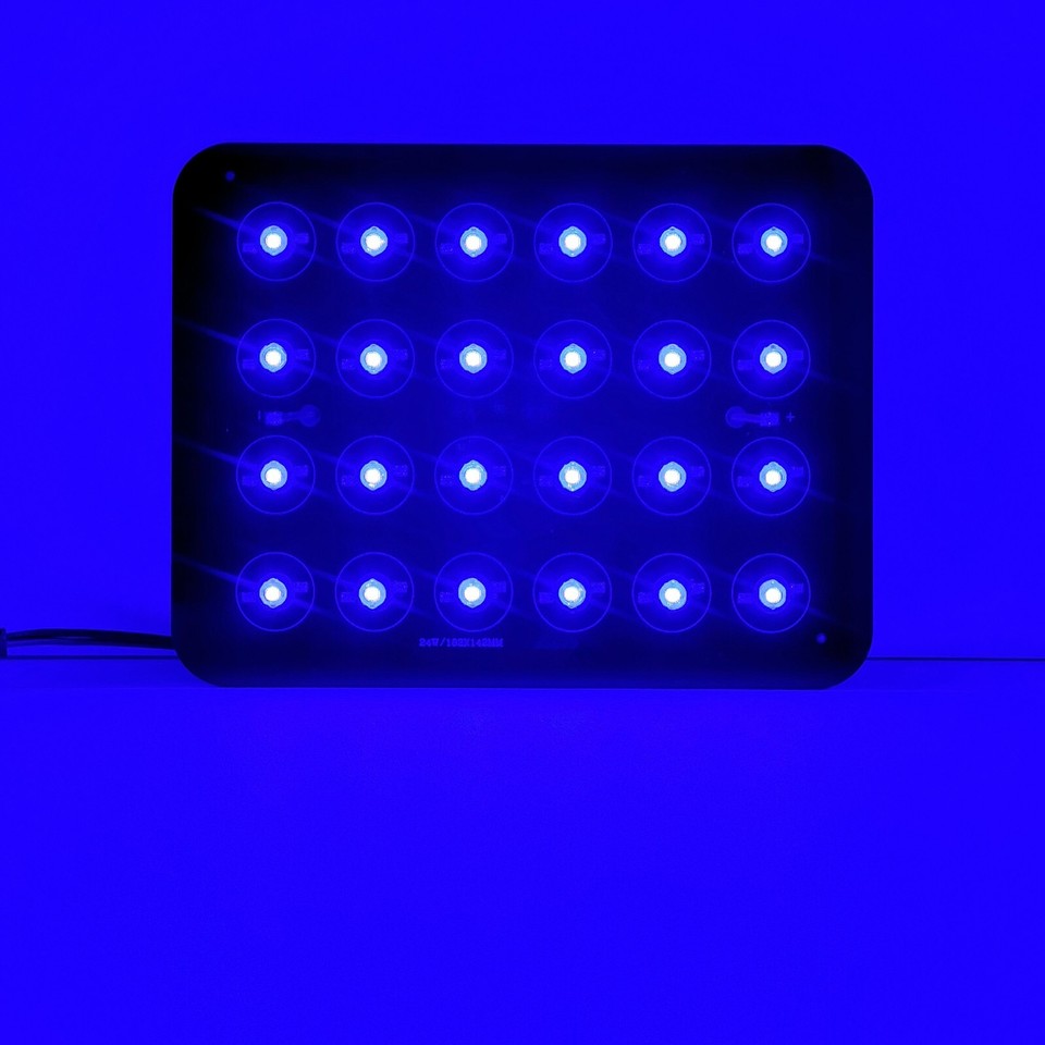 24W 450nm~455nm Royal Blue LED + PCB for DIY Lamp Spot Light Bulb Plant ...