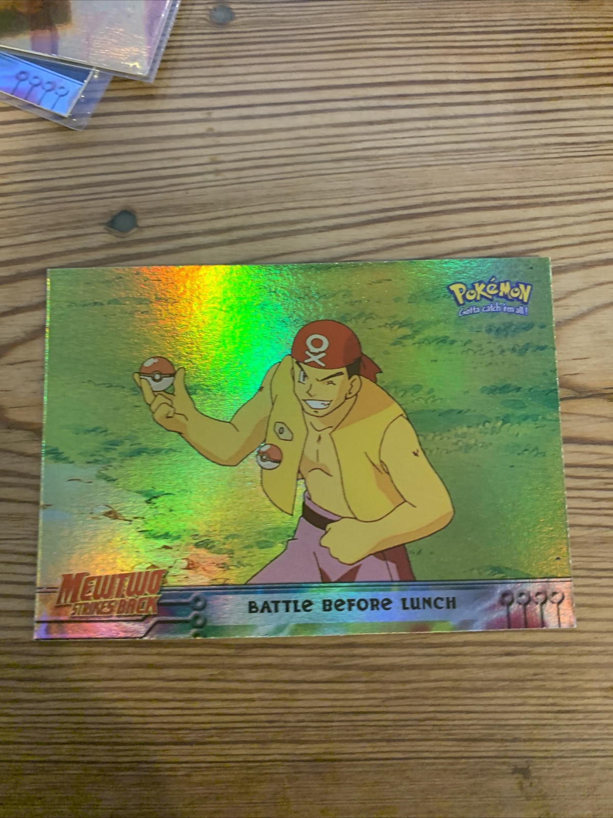TOPPS Pokemon Card the First Movie: HOLO FOIL - Battle before Lunch 10 ...
