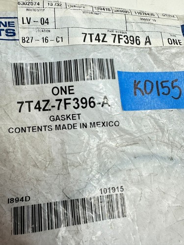 2007 TO 2018 FORD EDGE TAURUS LINCOLN MKX SIDE COVER GASKET OEM 7T4Z ...