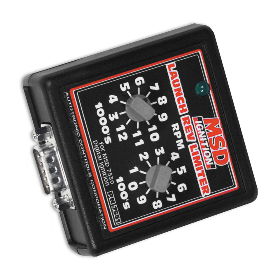 MSD Manual Launch Control Rev Limiter Switch Box For Digital-7 Ignition ...