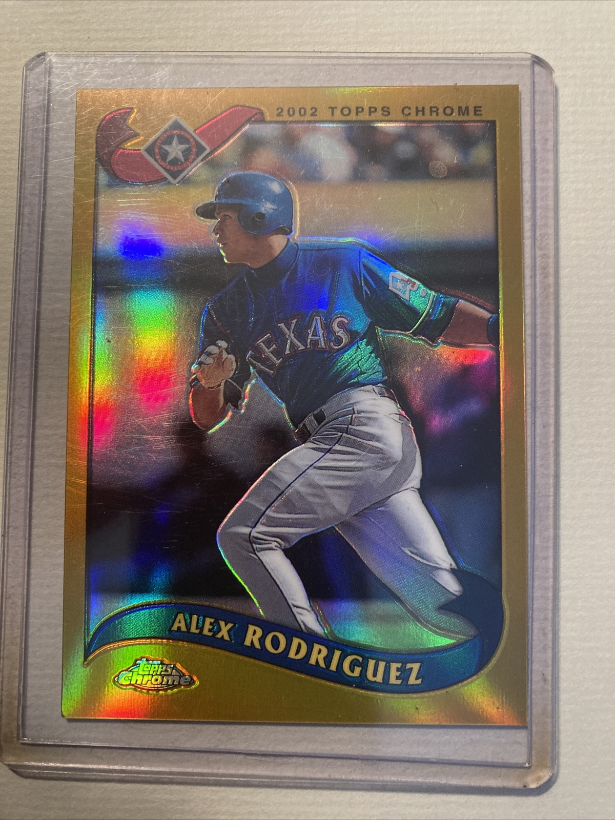 2002 Alex Rodriquez Topps Chrome Gold # 640 | eBay