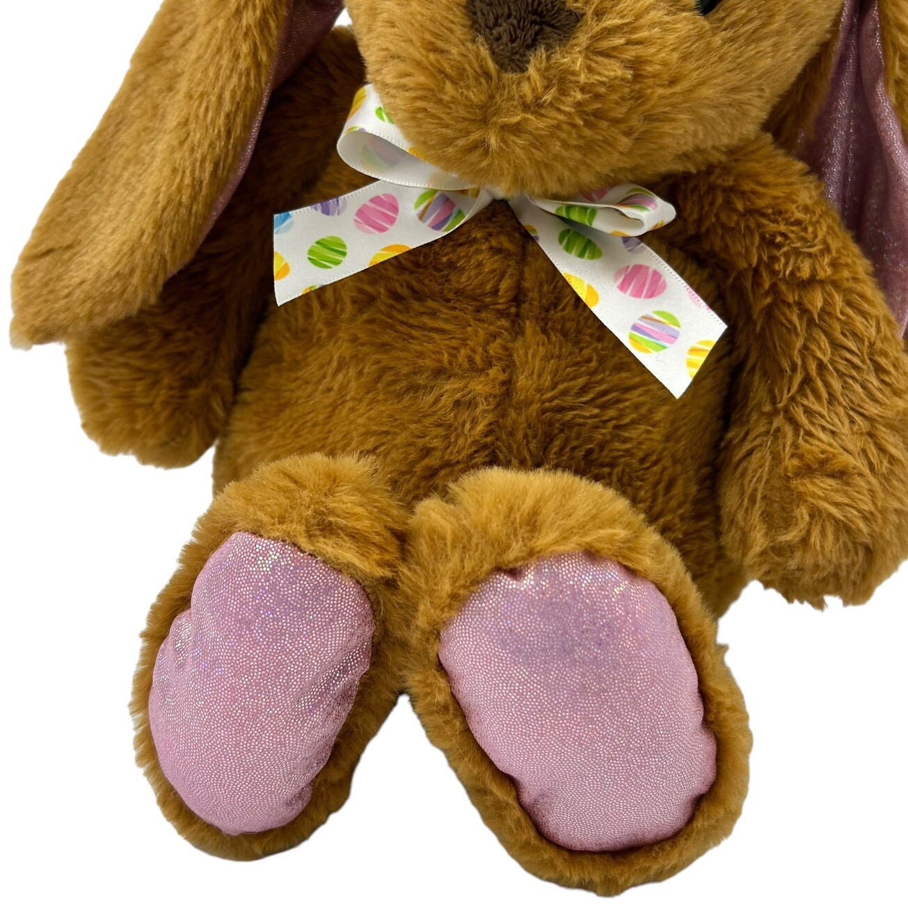 Dan Dee Bunny Plush with Easter Egg Bow Lop Ear Rabbit Woodland Stuffed ...