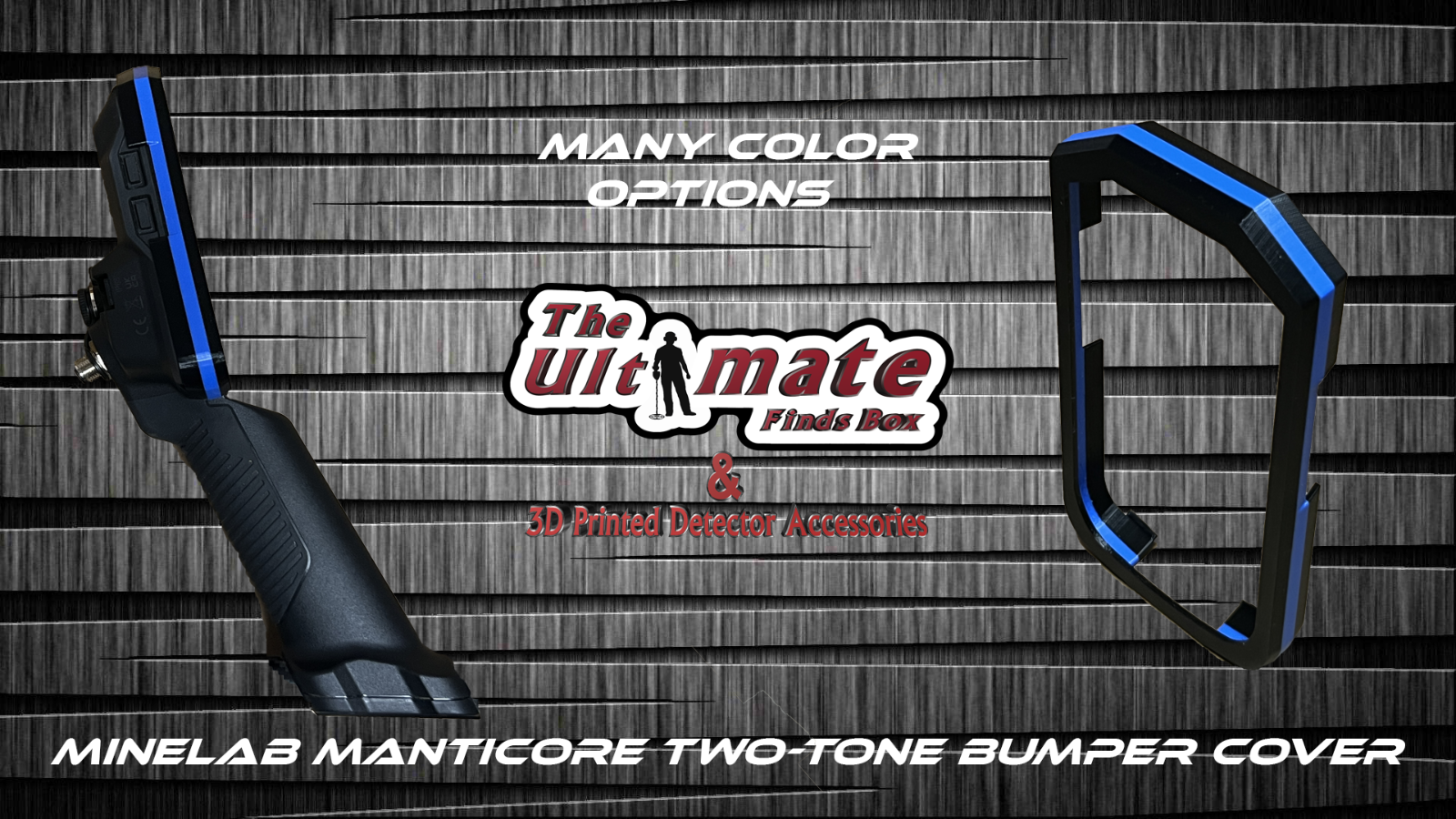 Minelab Manticore Two-Tone Control Box Bumper Cover many colors 100% ...