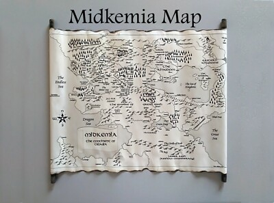Midkemia Map, The Continent of Triagia Map, The Riftwar Cycle Map ...