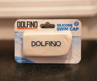 Dolfino Premium Silicone Swim Cap Latex Free One Size Fits All | eBay
