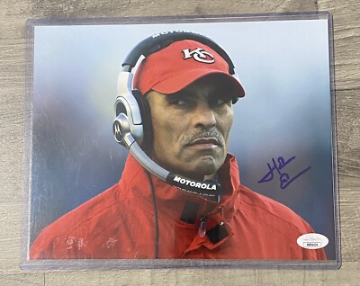 Herm Edwards Kansas City Chiefs Signed Autographed 8x10 Photo JSA ...