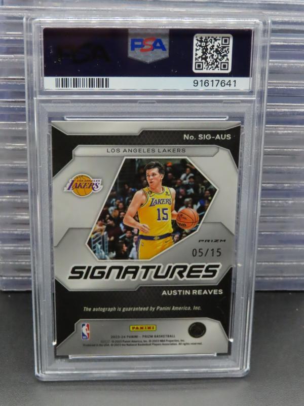 2023-24 Prizm Austin Reaves Signatures Snakeskin Prizm SSP Auto #05/15 ...