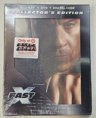 FAST X - Target Exclusive (Blu-ray + DVD + Digital, 2023) "Factory ...