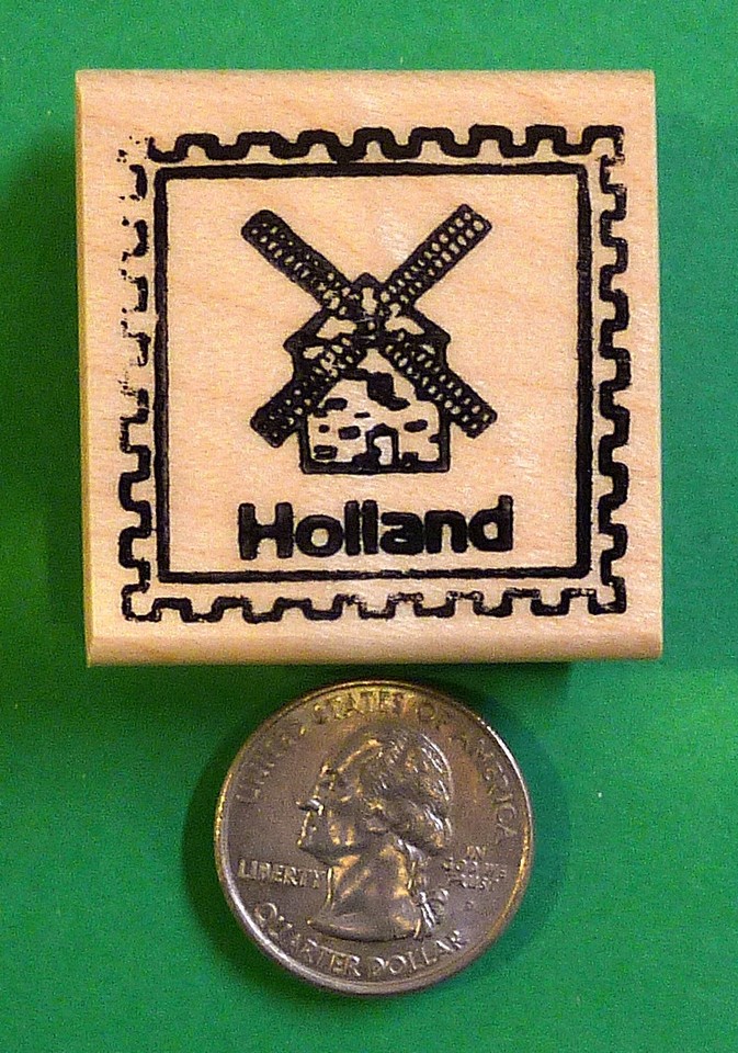 Country and Continent Passport Stamp Frame Rubber Stamps, wood mtd ...