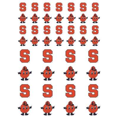 Syracuse Orange Small Sticker Sheet - 2 Sheets | eBay
