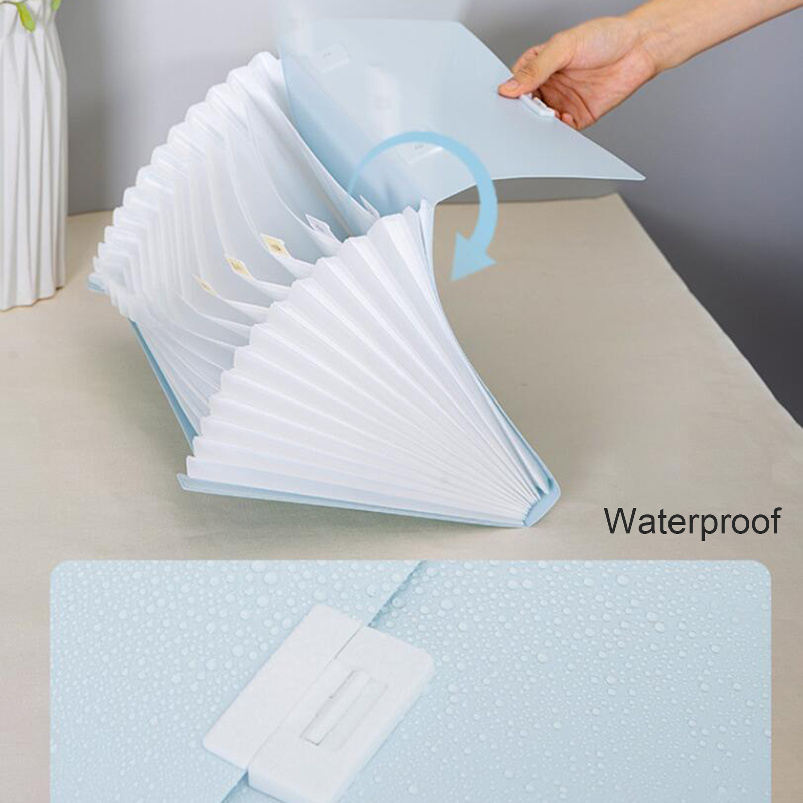 13 Grids File Folder Reusable Handheld Universal Paper Files Folder 3 ...