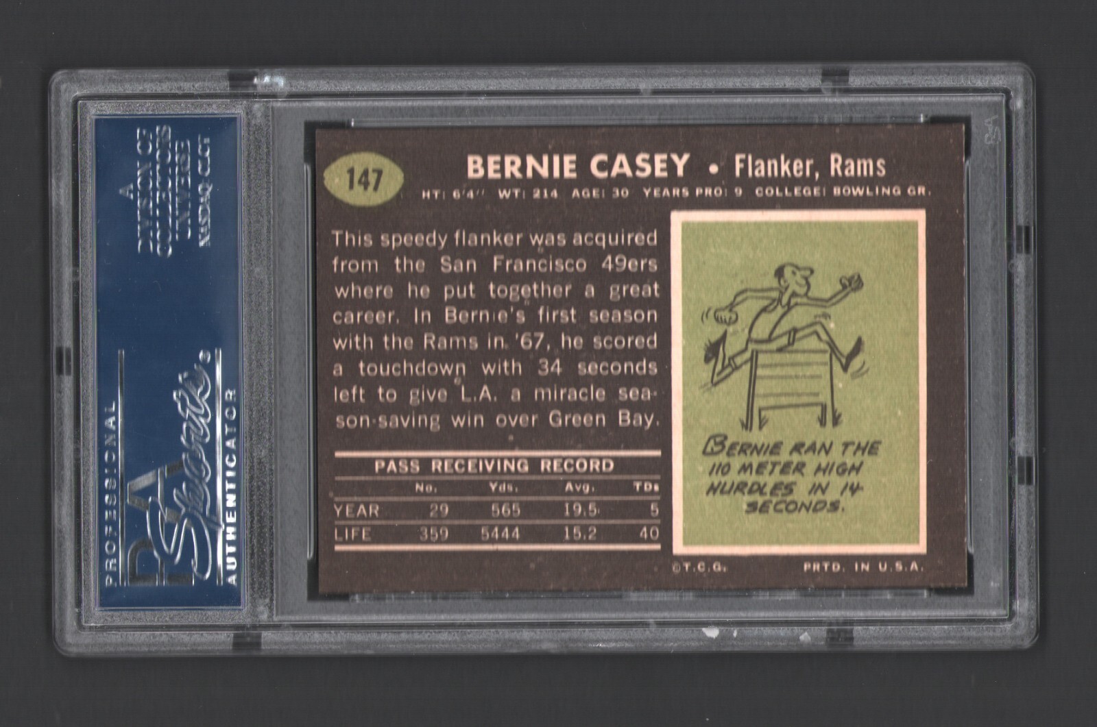 1969 Topps - #147 Bernie Casey for sale online | eBay