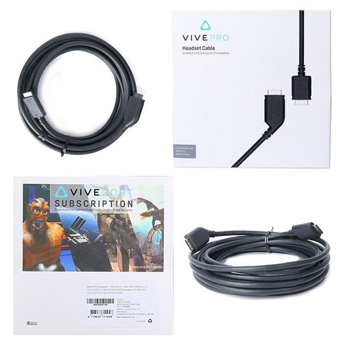 HTC VIVE PRO 16.4ft headset cable connect link box to VR headset HTC ...