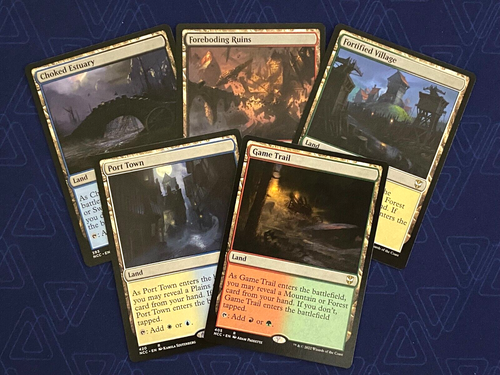 Reveal Lands Ally MTG set 5x - Commander: Streets of New Capenna - NM ...