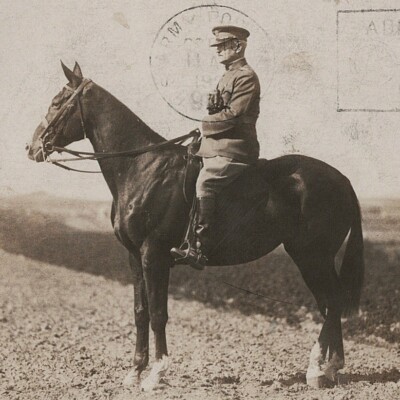 Vtg. 1910s Black Jack Gen. John J. Pershing RPPC Postcard WW1 Kidron ...