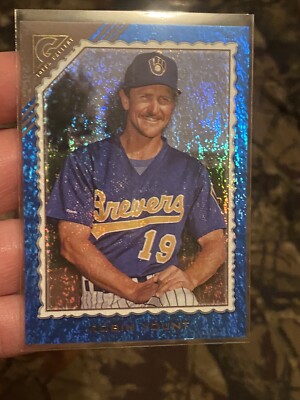 2022 Topps Gallery - Blue Pattern #191 Robin Yount /50 | eBay
