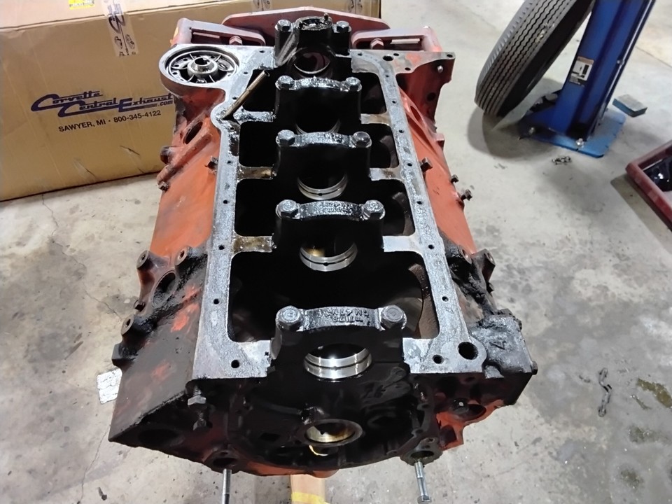 1963 Corvette Engine Block 327 SD-RPO L75 3782870 Dated B153 ORIGINAL ...