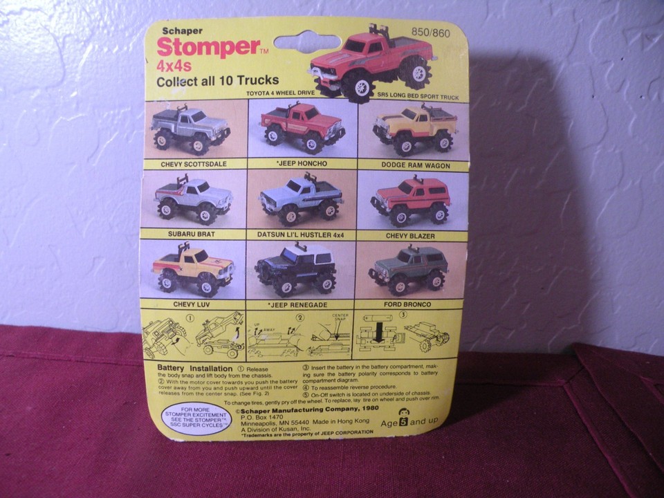 Schaper Stomper 4x4 Chevy Scottsdale Vintage 1980’s New Sealed ...