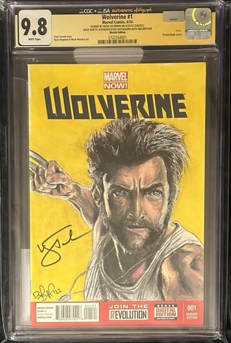 Hugh Jackman Wolverine Autograph CGC SS 9.8 Signature Series X-Men Auto ...