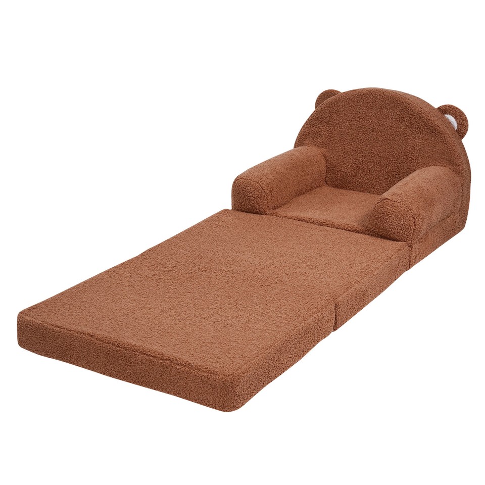 Uimoso Baby Chair Foldable 2-in-1 Baby Lounger Couch Cartoon Kids Sofa ...