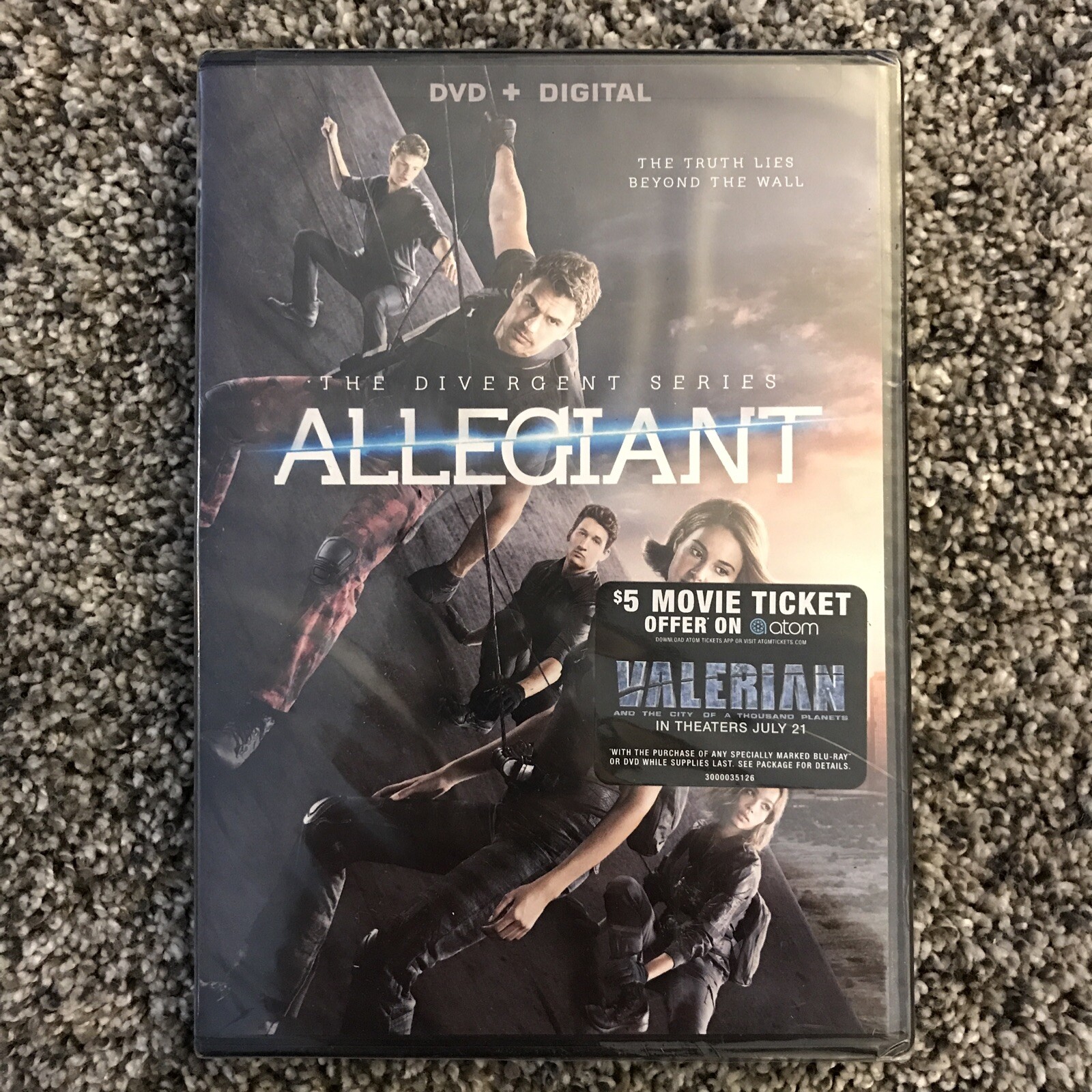 The Divergent Series Allegiant DVD Sci-Fi 2016 Movie BRAND NEW FACTORY ...
